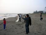 Tainan Anping beach sunset : The getting-married photo shooting ...