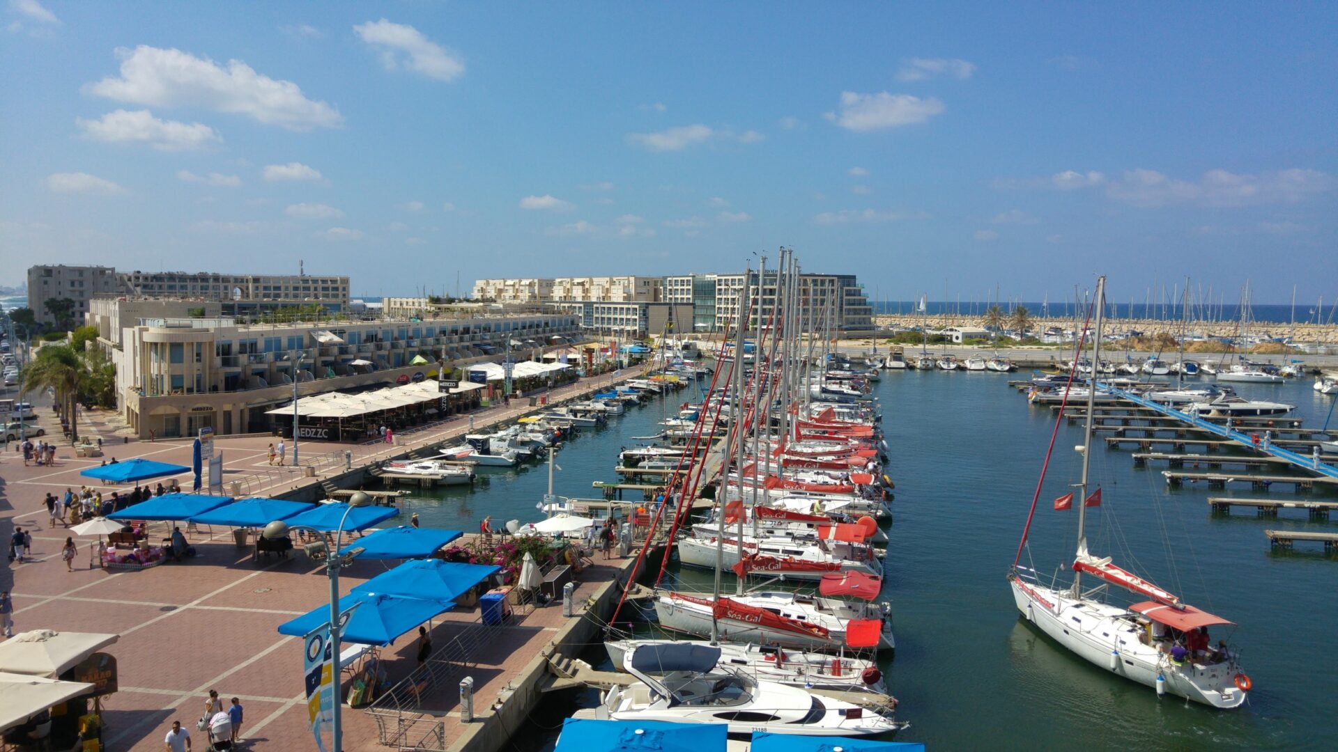 Herzliya marina and beach : Israel | Visions of Travel