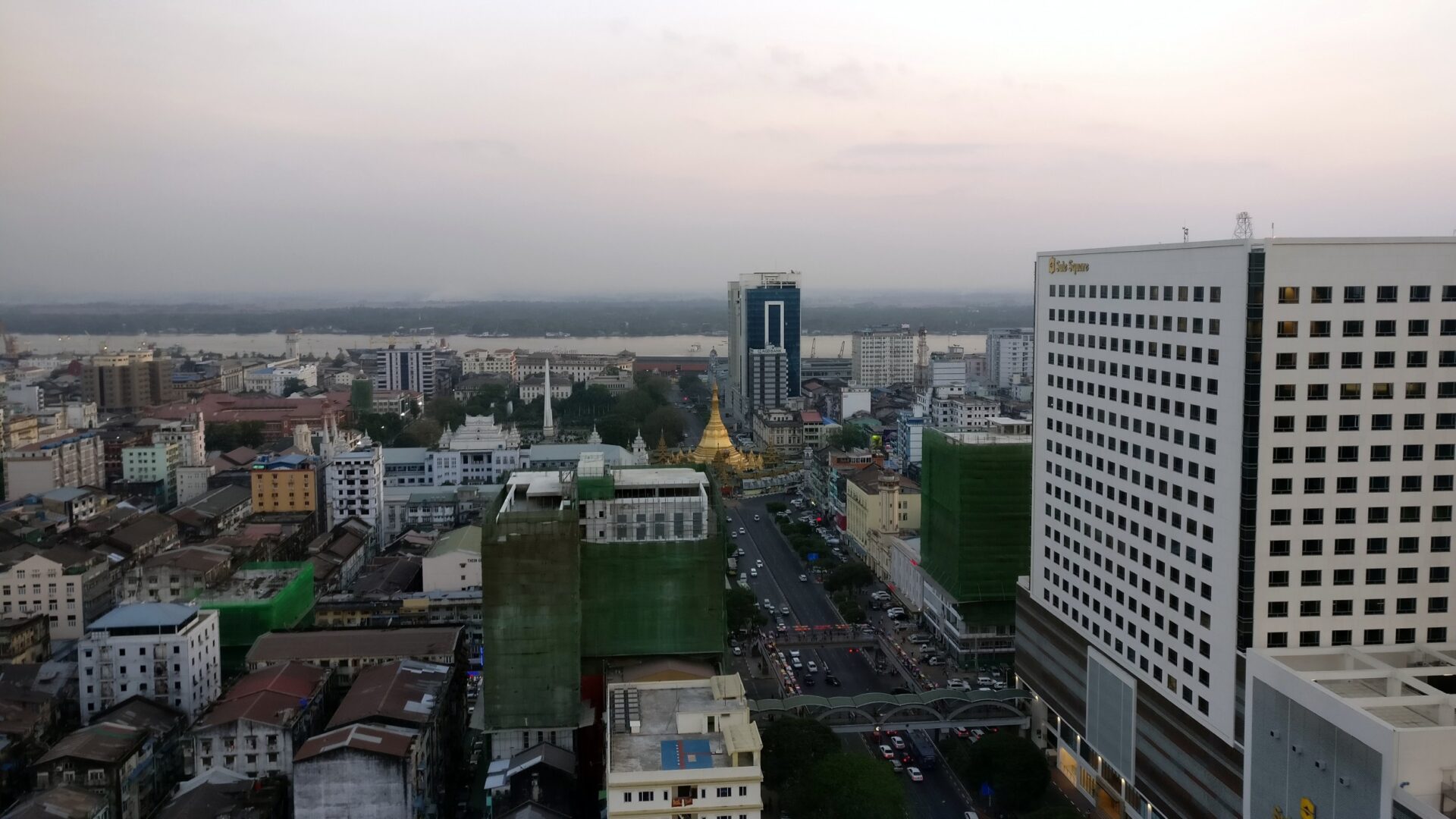 Yangon Yangon Rooftop Bar scenic views: Burma | Visions of Travel