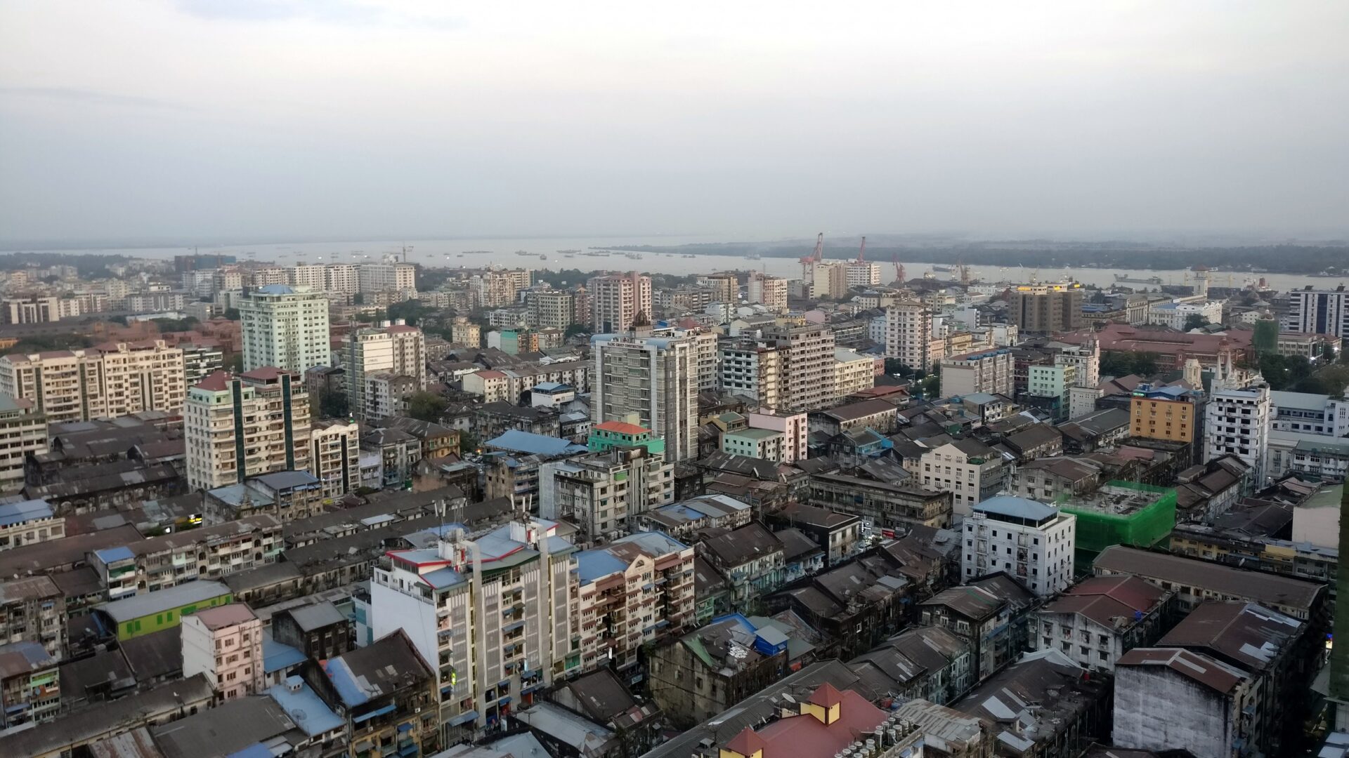 Yangon Yangon Rooftop Bar scenic views: Burma | Visions of Travel